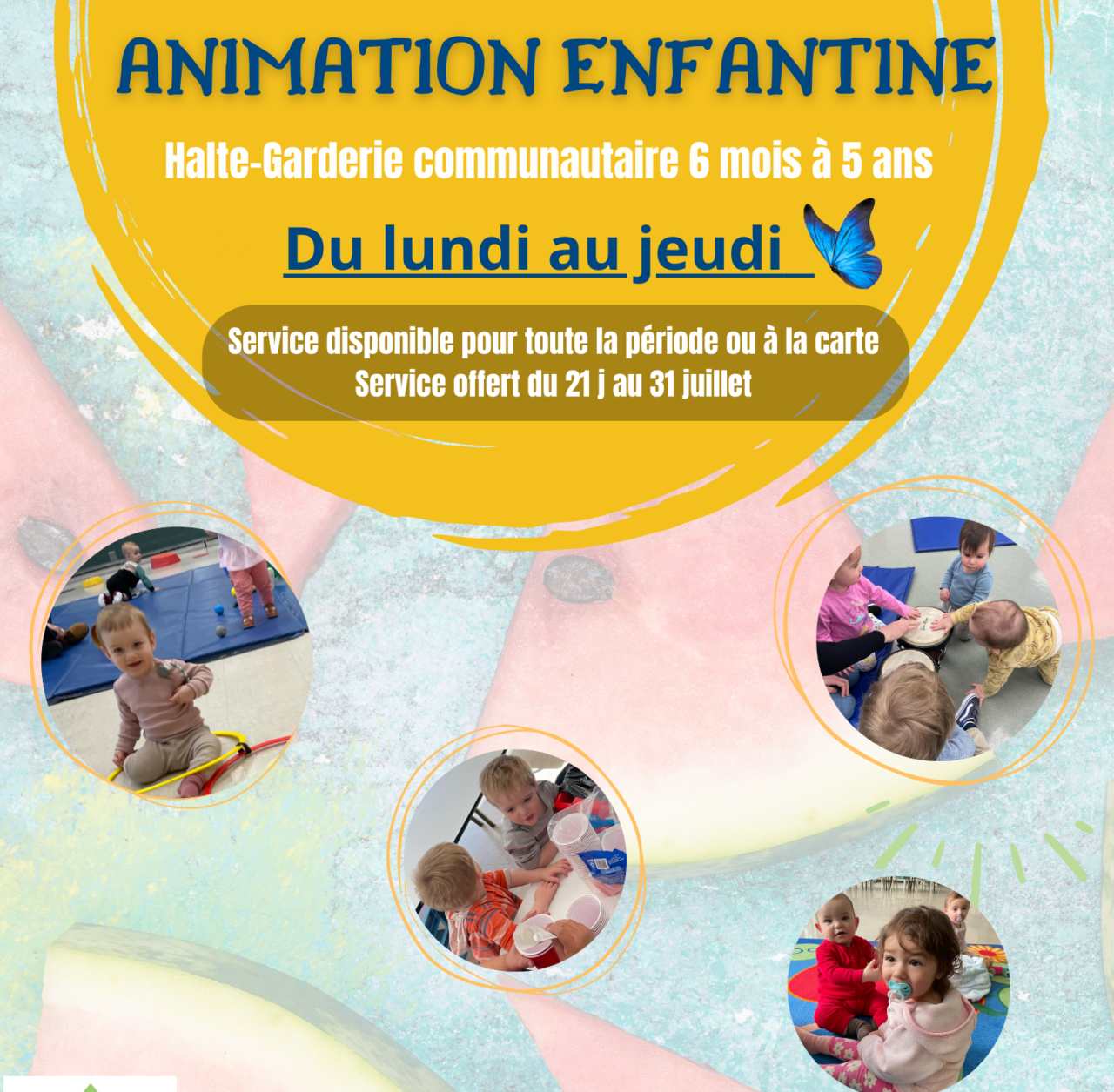 Halte garderie en vacances - Loisirs Lebourgneuf